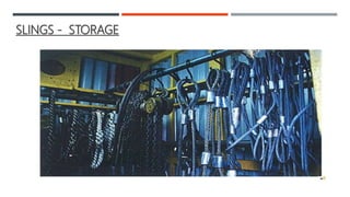 Safety consideration in Ropes , Slings and Fiber Ropes | PPTX