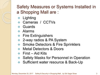 Safety shopping mall_day3 | PPTX