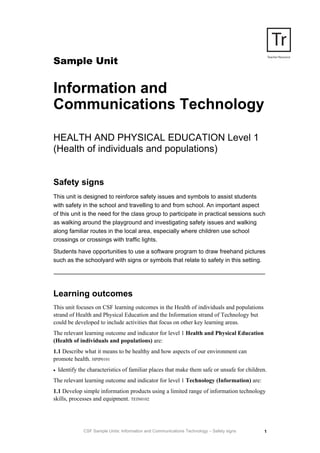 Safety Signs | PDF