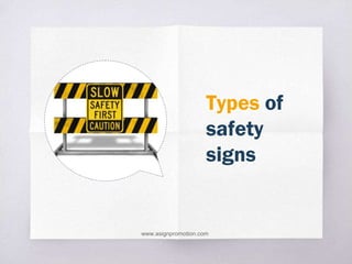 TYPES OF SAFETY SIGNS | PPTX