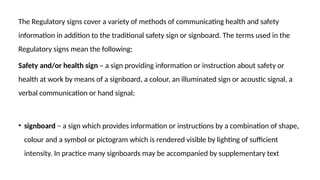 Safety signs in the engineering industry | PPTX