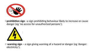 Safety signs in the engineering industry | PPTX