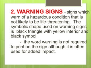 SAFETY SIGNS AND SYMBOLS FOR SMAW NC1 | PPTX