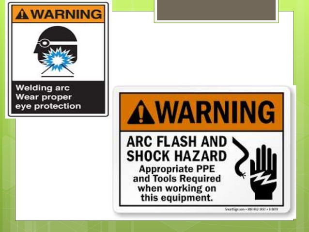 SAFETY SIGNS AND SYMBOLS FOR SMAW NC1 | PPTX | First Aid | Injuries