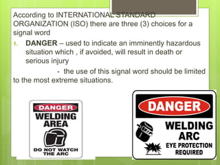 SAFETY SIGNS AND SYMBOLS FOR SMAW NC1 | PPTX