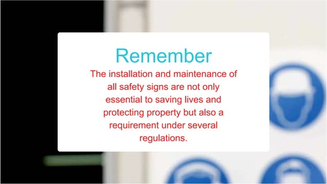 Safety Signs Awareness for HSE Personnel | PPTX