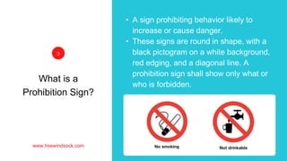 Safety Signs Awareness for HSE Personnel | PPTX