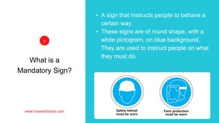 Safety Signs Awareness for HSE Personnel | PPTX