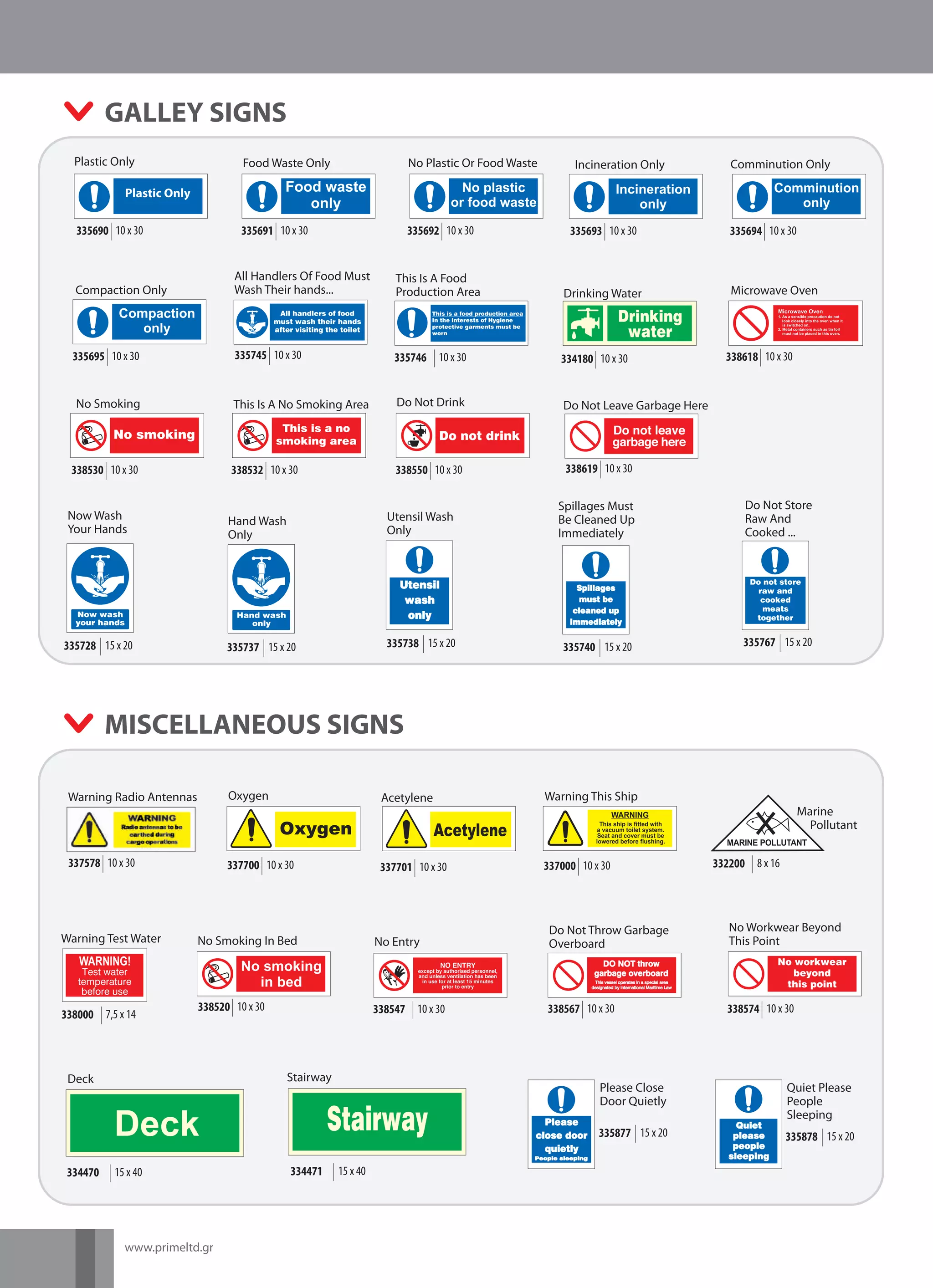 Safety signs catalogue | PDF