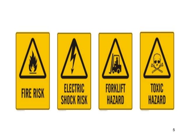 Safety signs and symbols, PPEs, ILO, OSH | PPT | First Aid | Injuries