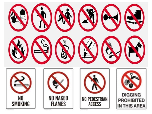 Safety signs and symbols, PPEs, ILO, OSH | PPT | First Aid | Injuries