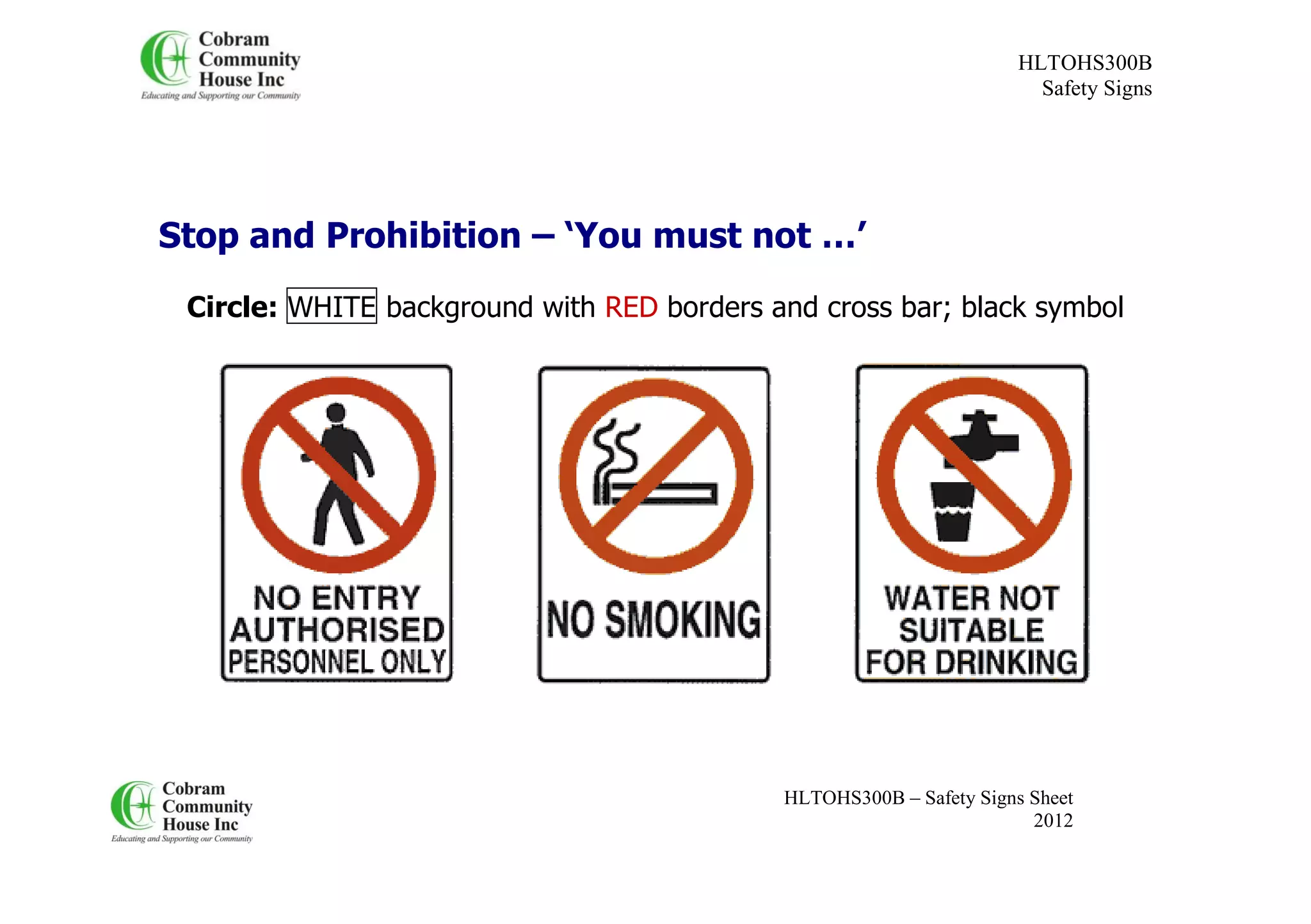 Safety Signs Overview | PDF