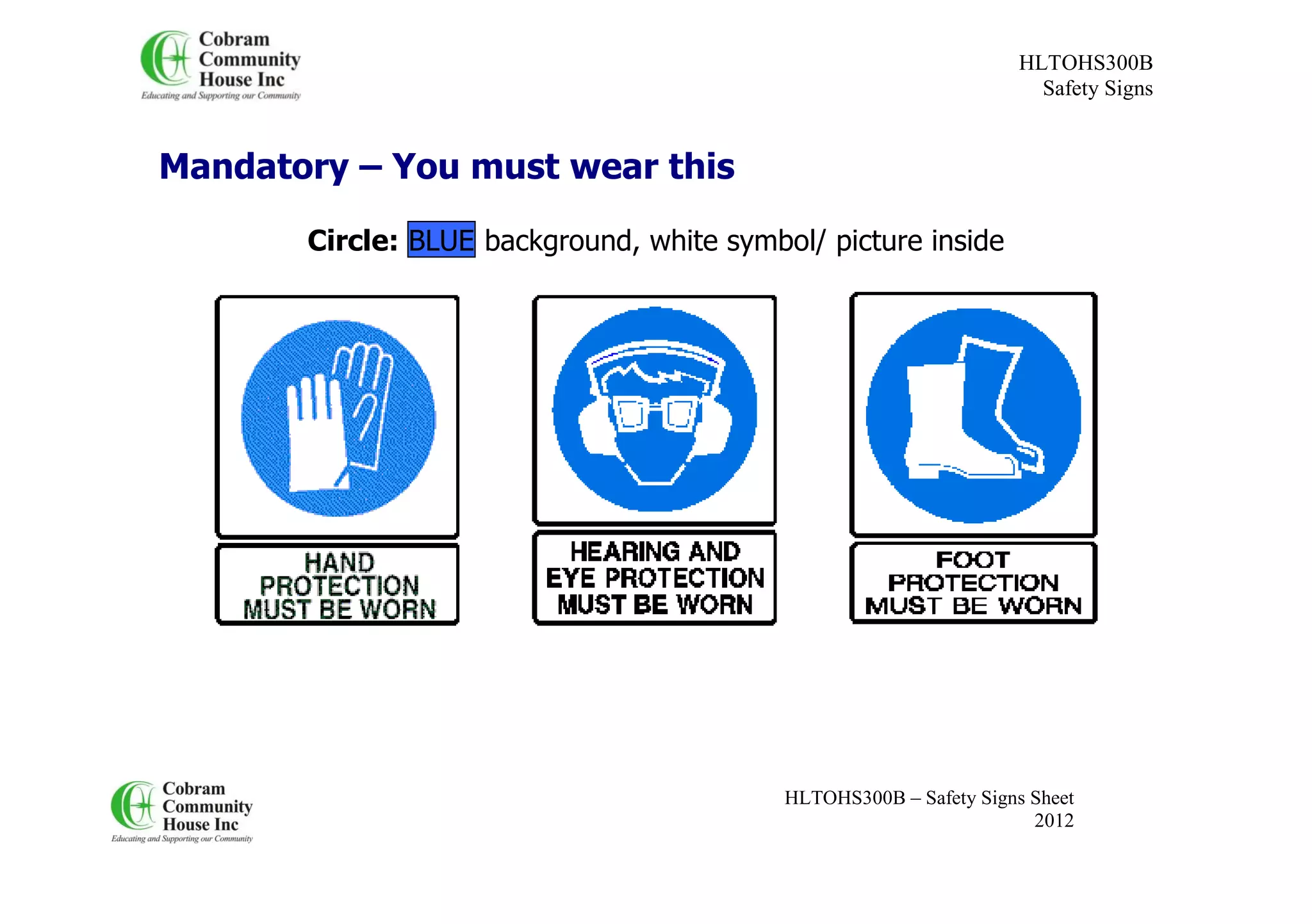 Safety Signs Overview | PDF