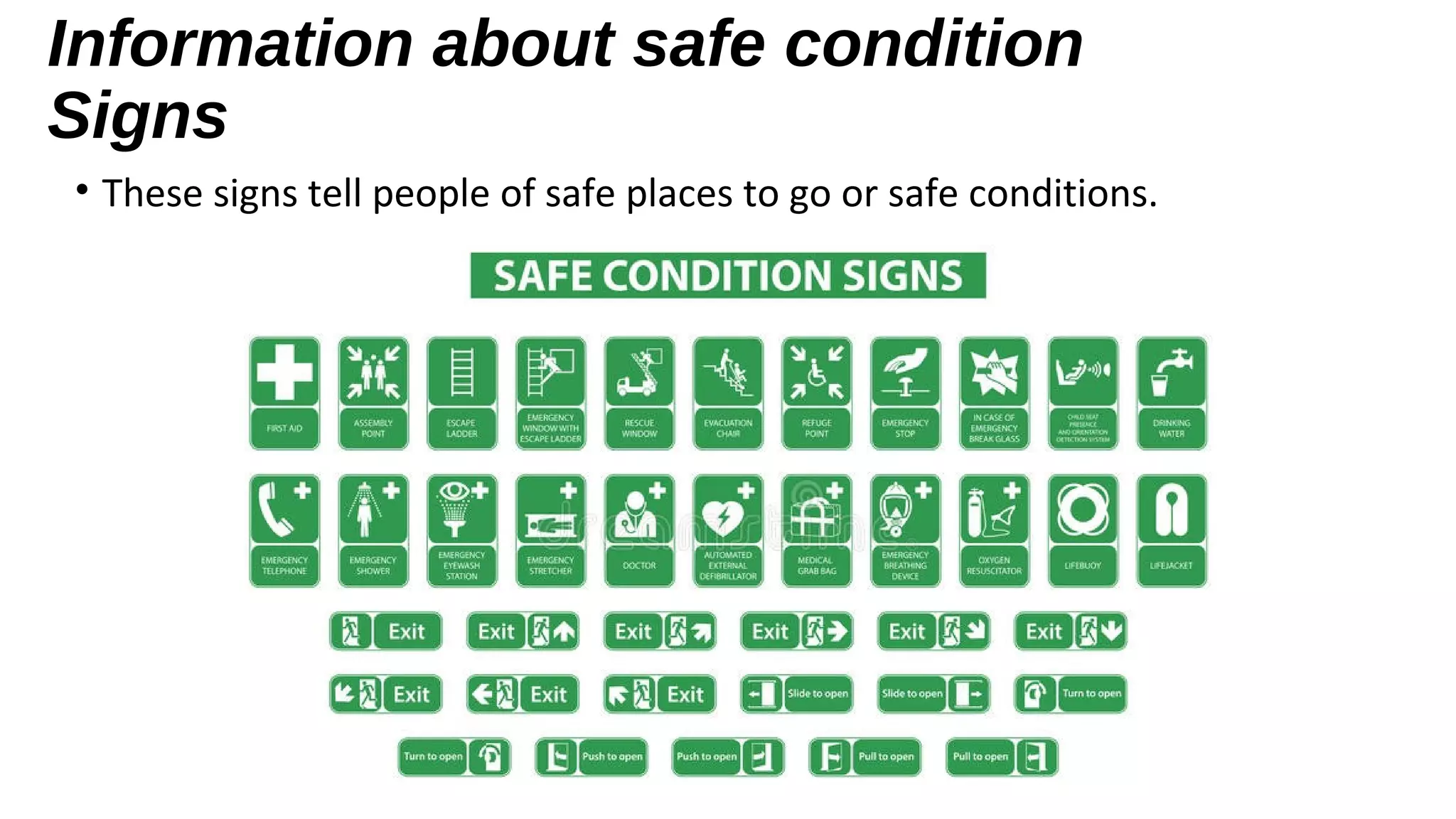 Safety signs & symbols | PPT | First Aid | Injuries