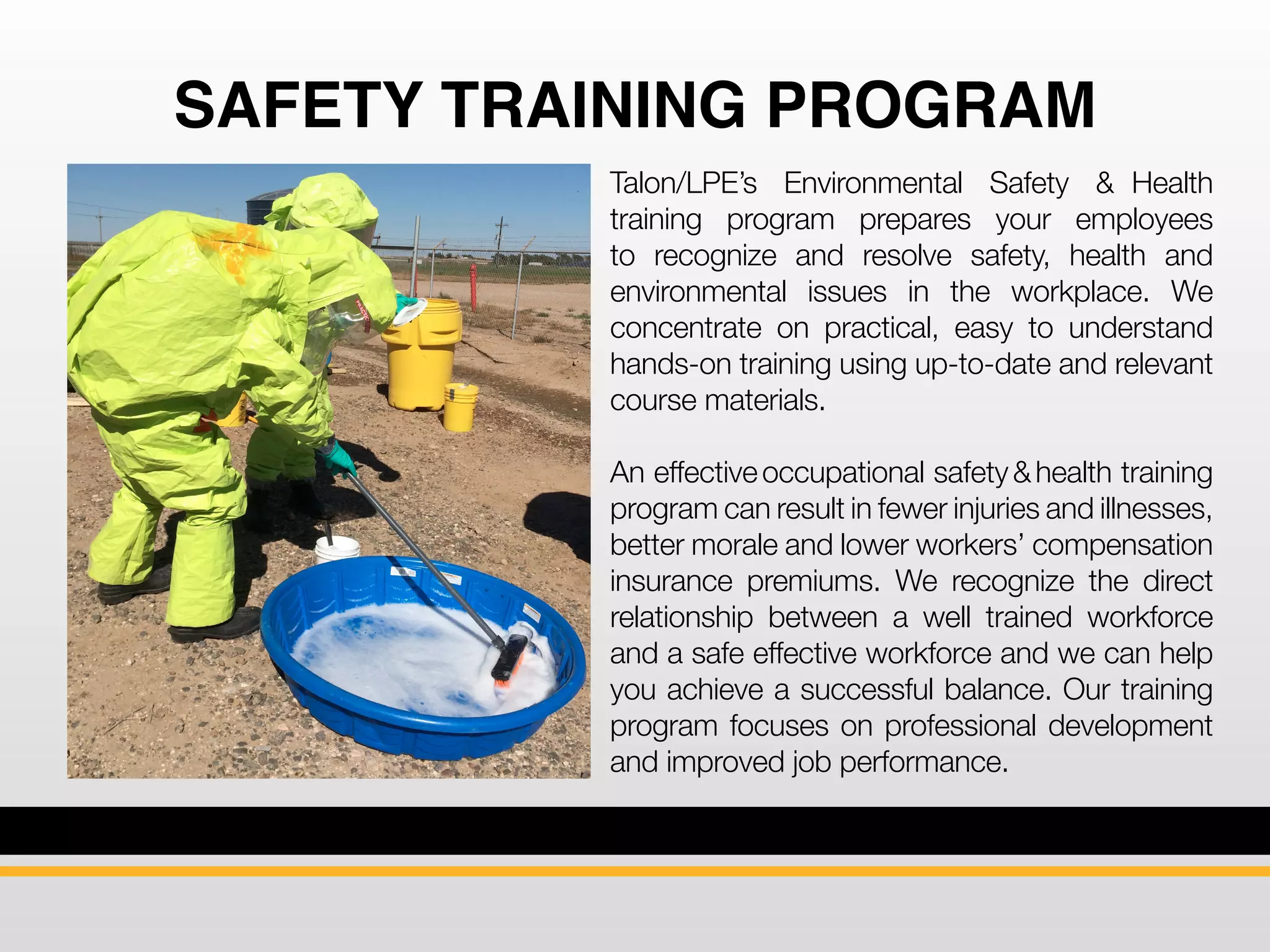 Environmental Safety and Health Services | PPT