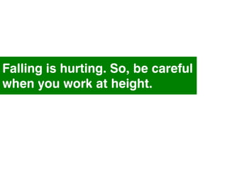 Safety slogan for working at height | PDF