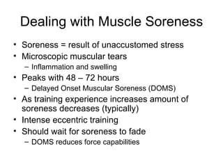 Safety, Soreness, & Injury | PPT