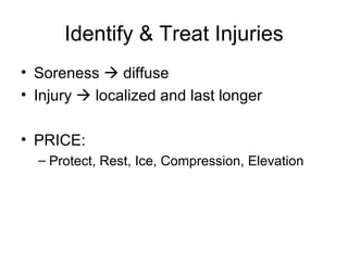 Safety, Soreness, & Injury | PPT