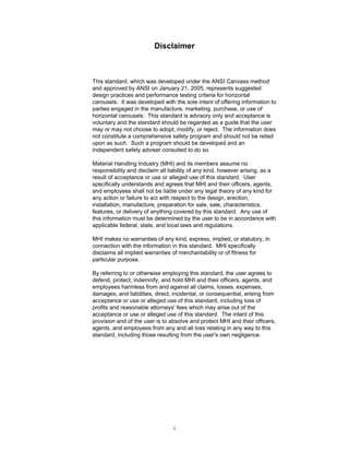 Safety Standard for Horizontal Carousel Material Handling and ...