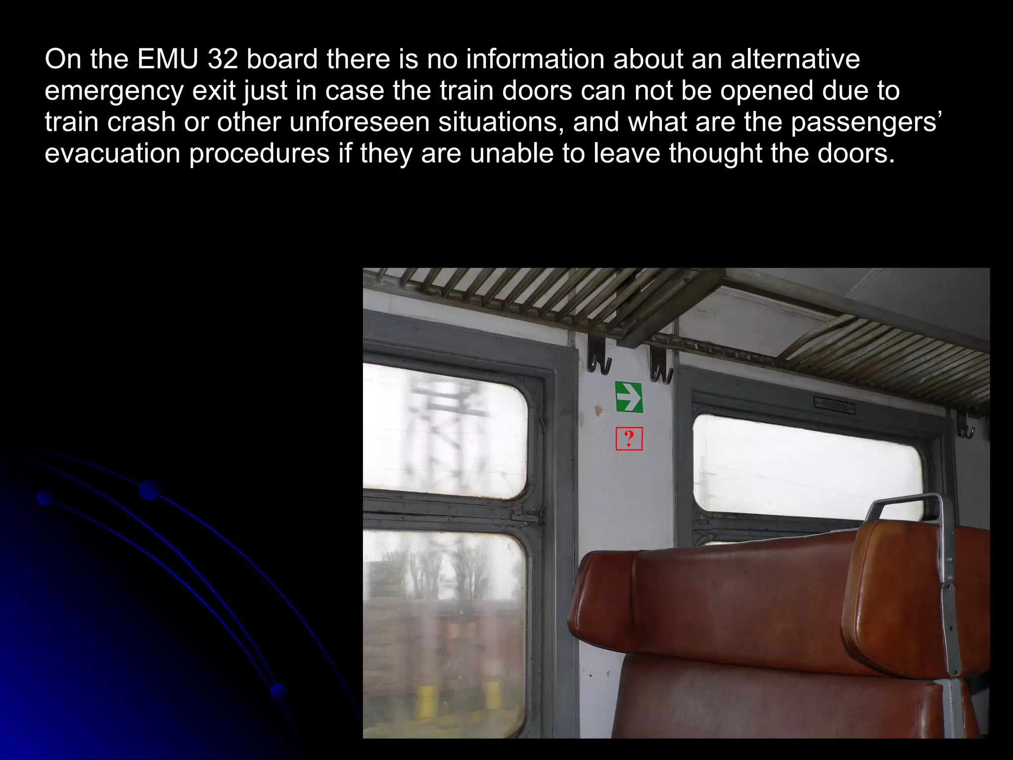 Safety and Security Standarts in the EMUs | PPT