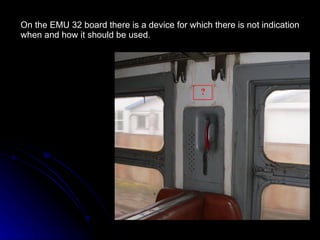 Safety and Security Standarts in the EMUs | PPT