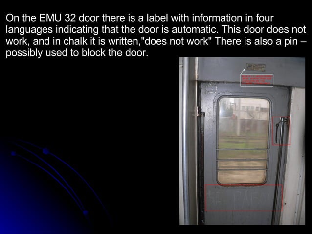 Safety and Security Standarts in the EMUs | PPT