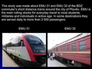 Safety and Security Standarts in the EMUs | PPT