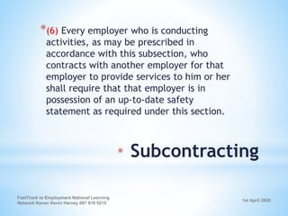 Safety statements | PPTX