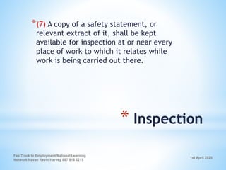 Safety statements | PPT
