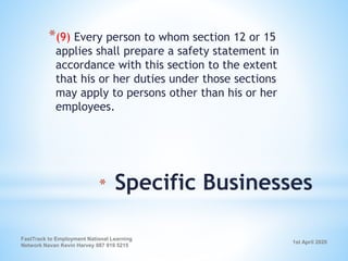 Safety statements | PPT