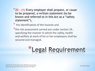 Safety statements | PPTX