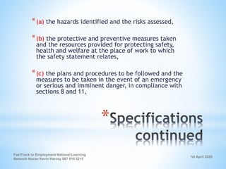 Safety statements | PPT