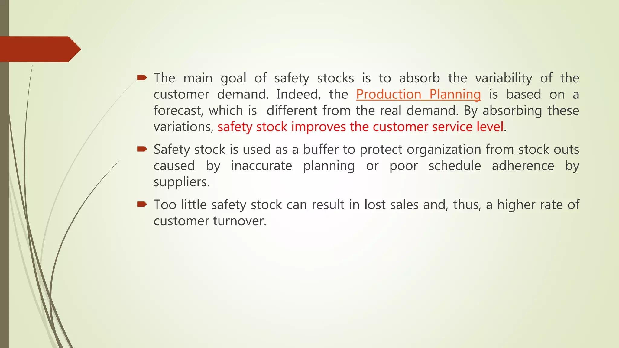 Safety stock | PPTX