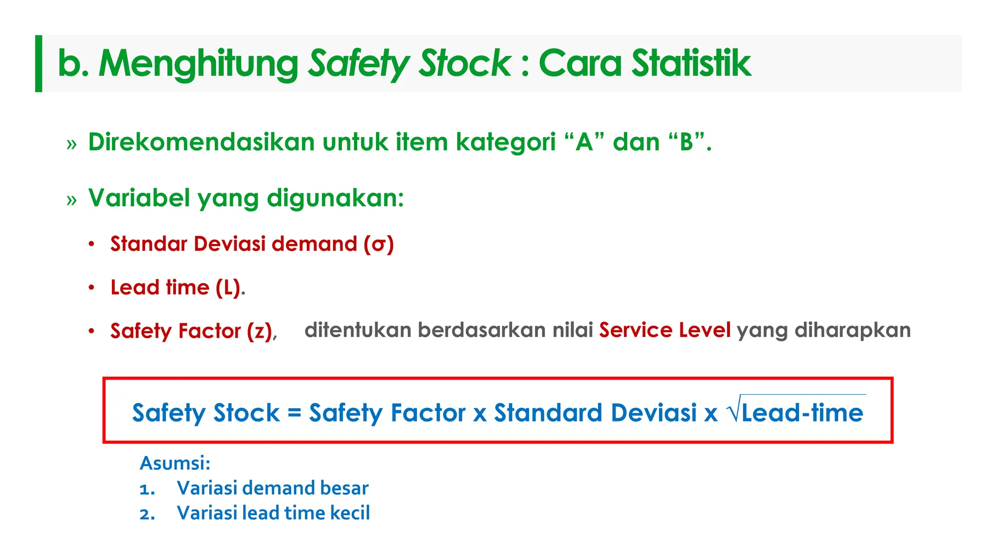 Safety Stock Management - Training Slides | PDF