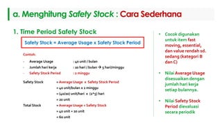 Safety Stock Management - Training Slides | PDF