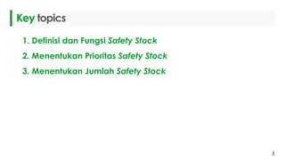 Safety Stock Management - Training Slides | PDF