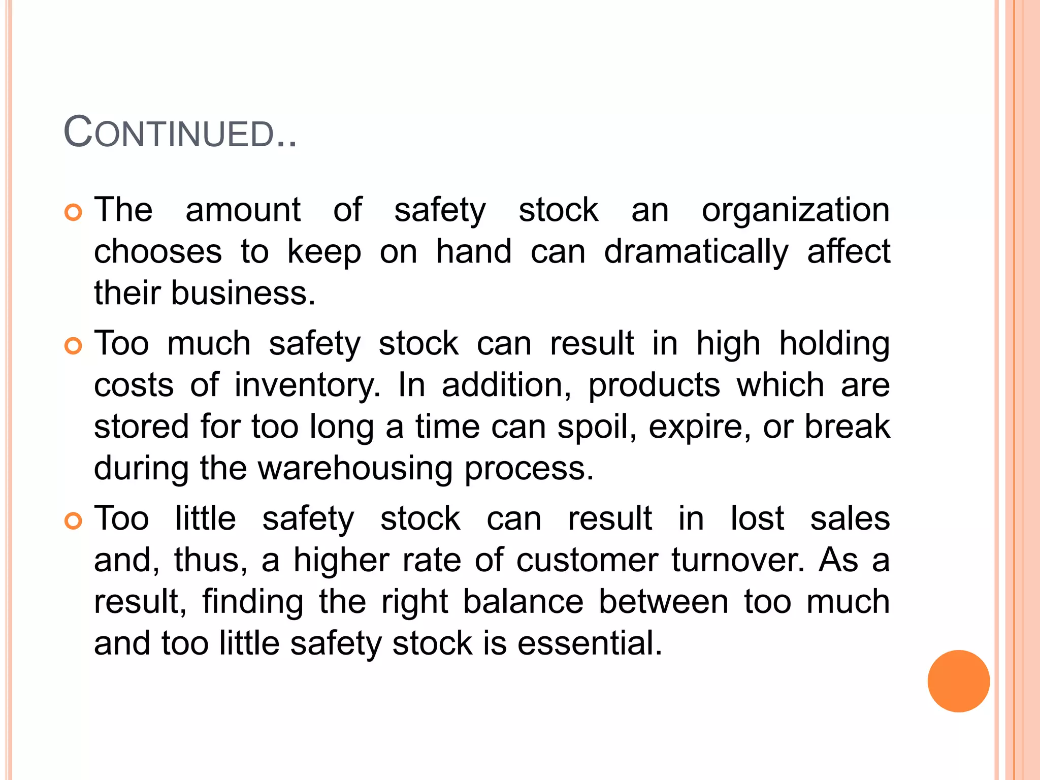 Safety stocks final | PPTX