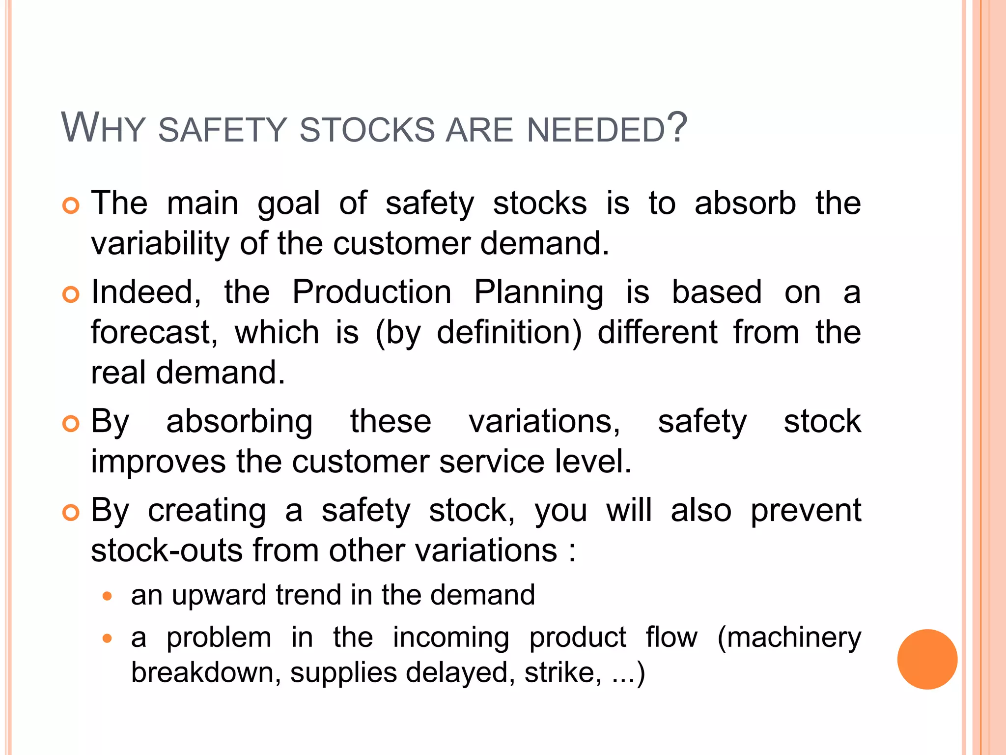 Safety stocks final | PPTX