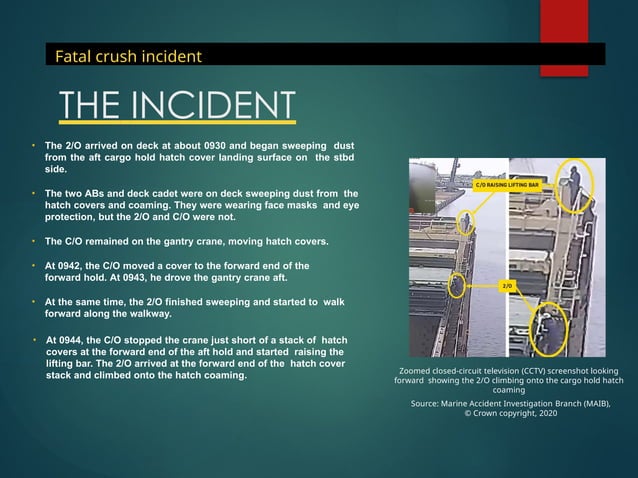 Safety study for mariners at work on ships.pptx | Free Download