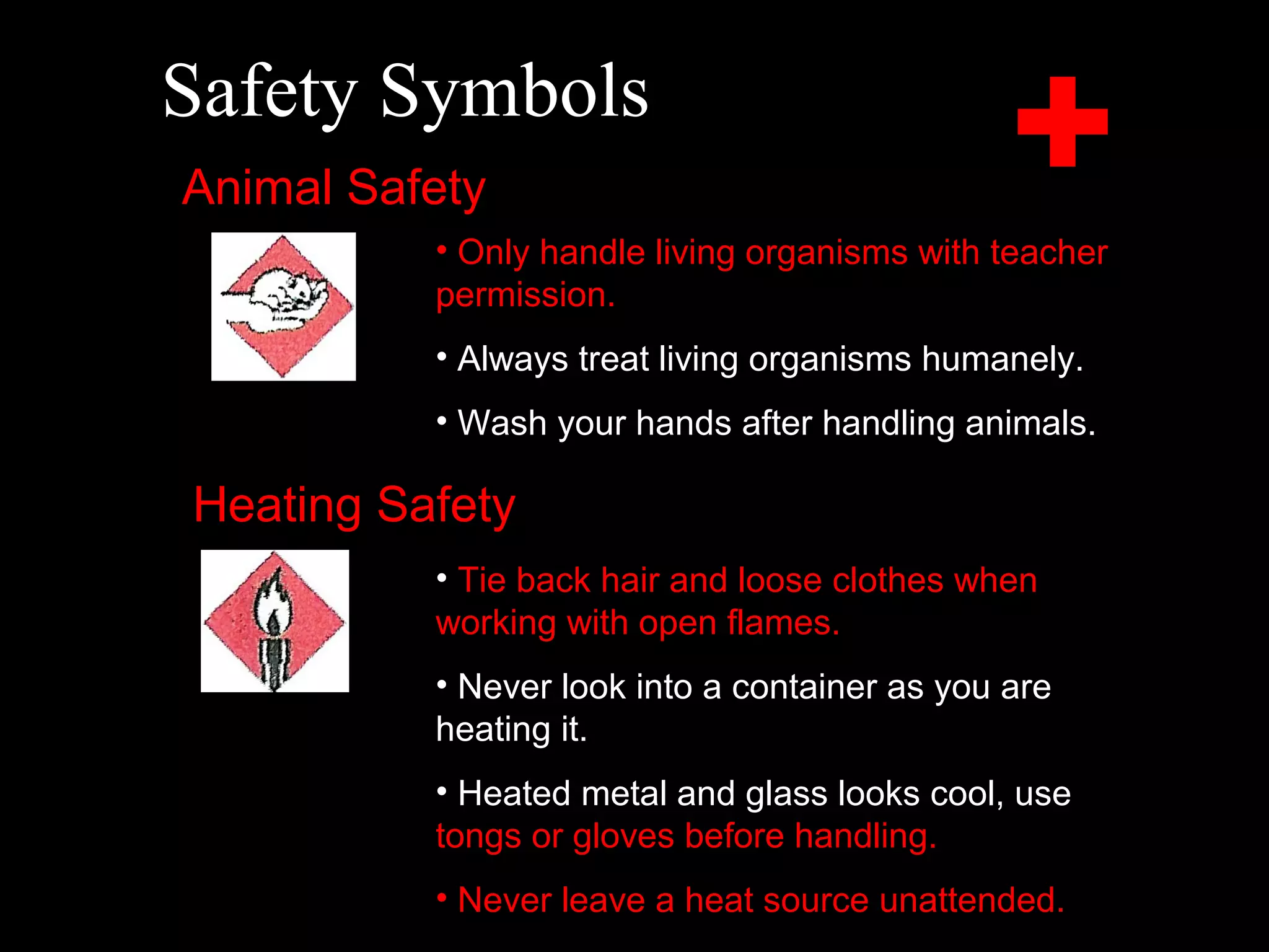 Safety symbols for labs in the science classroom | PPT | Chemistry ...