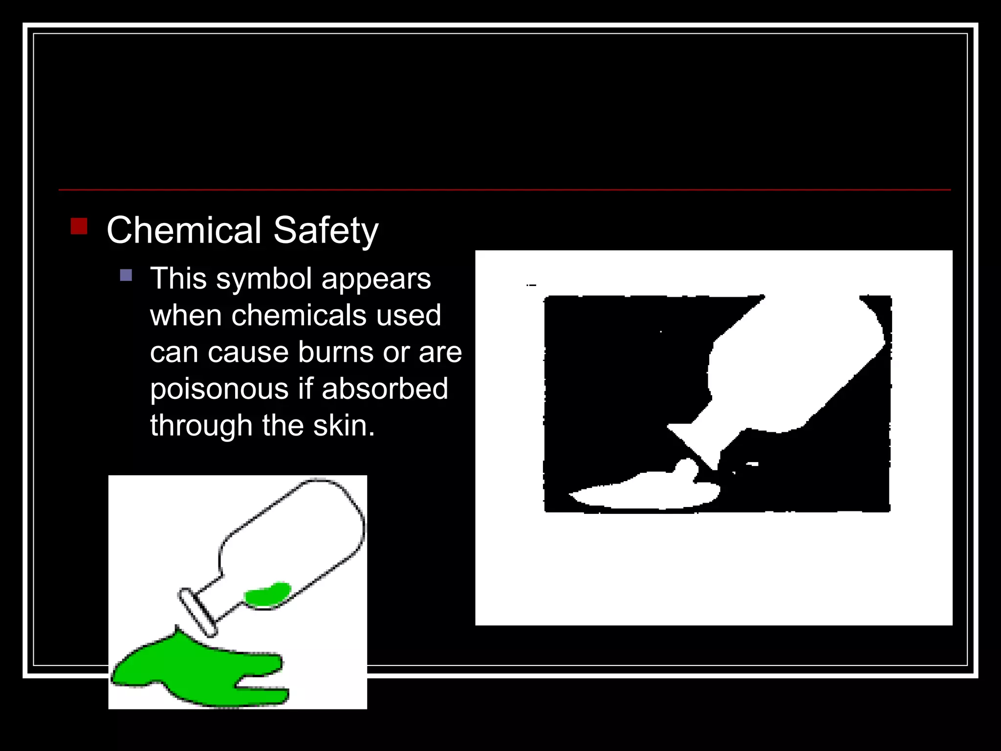 Safety symbols for labs in the science classroom | PPT