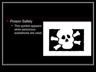 Safety symbols for labs in the science classroom | PPT
