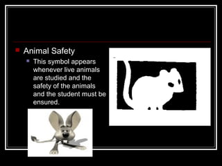Safety symbols for labs in the science classroom | PPT