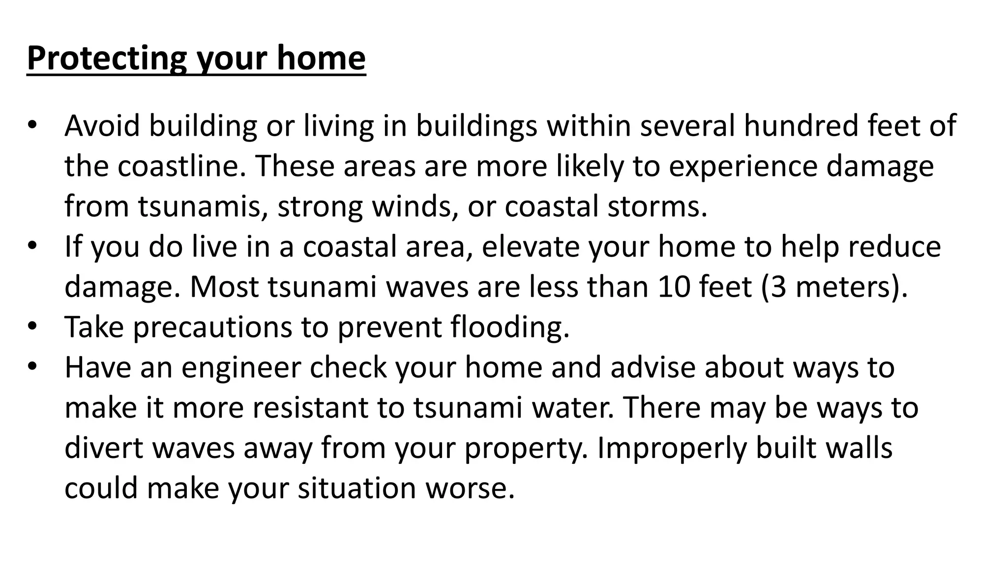 Safety techniques on tsunami | PPTX