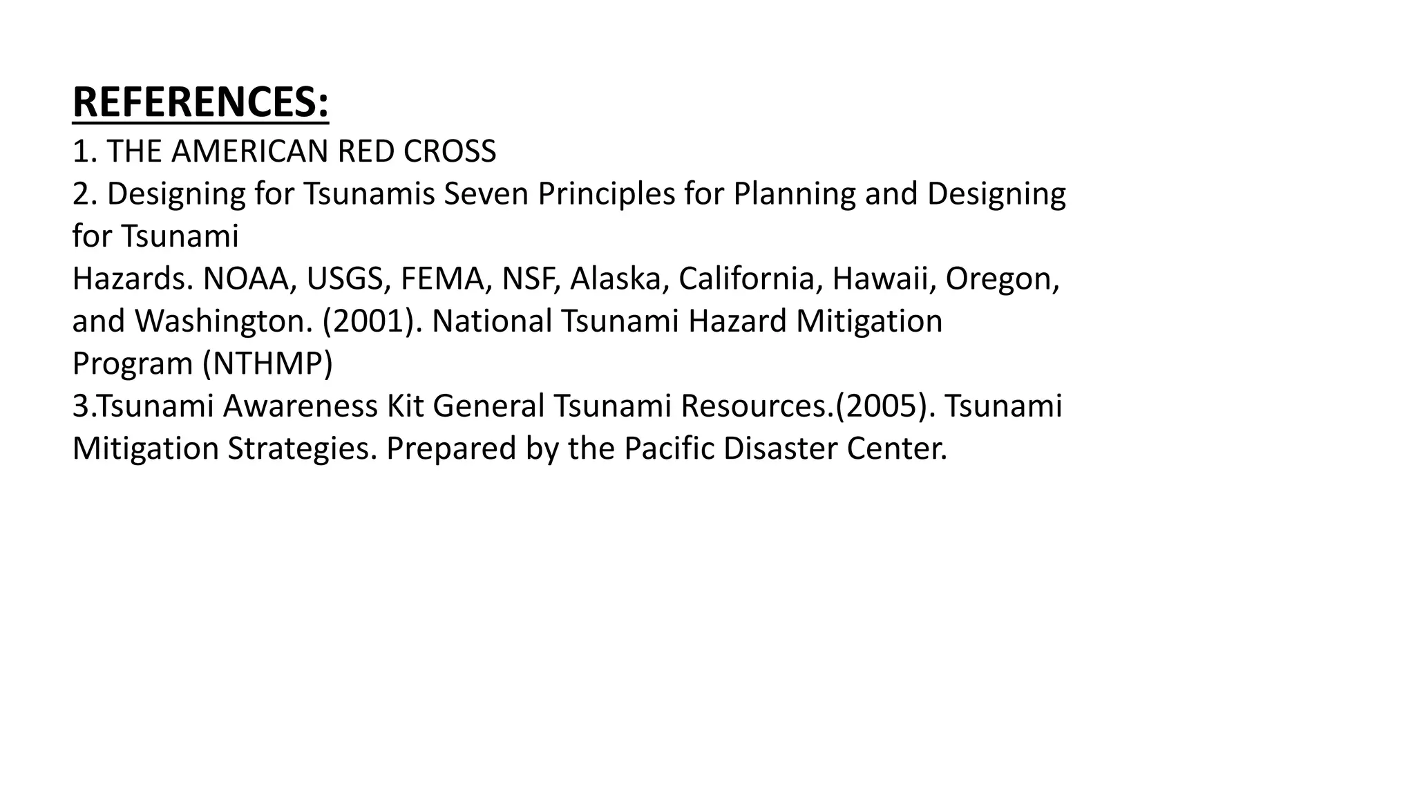 Safety techniques on tsunami | PPTX