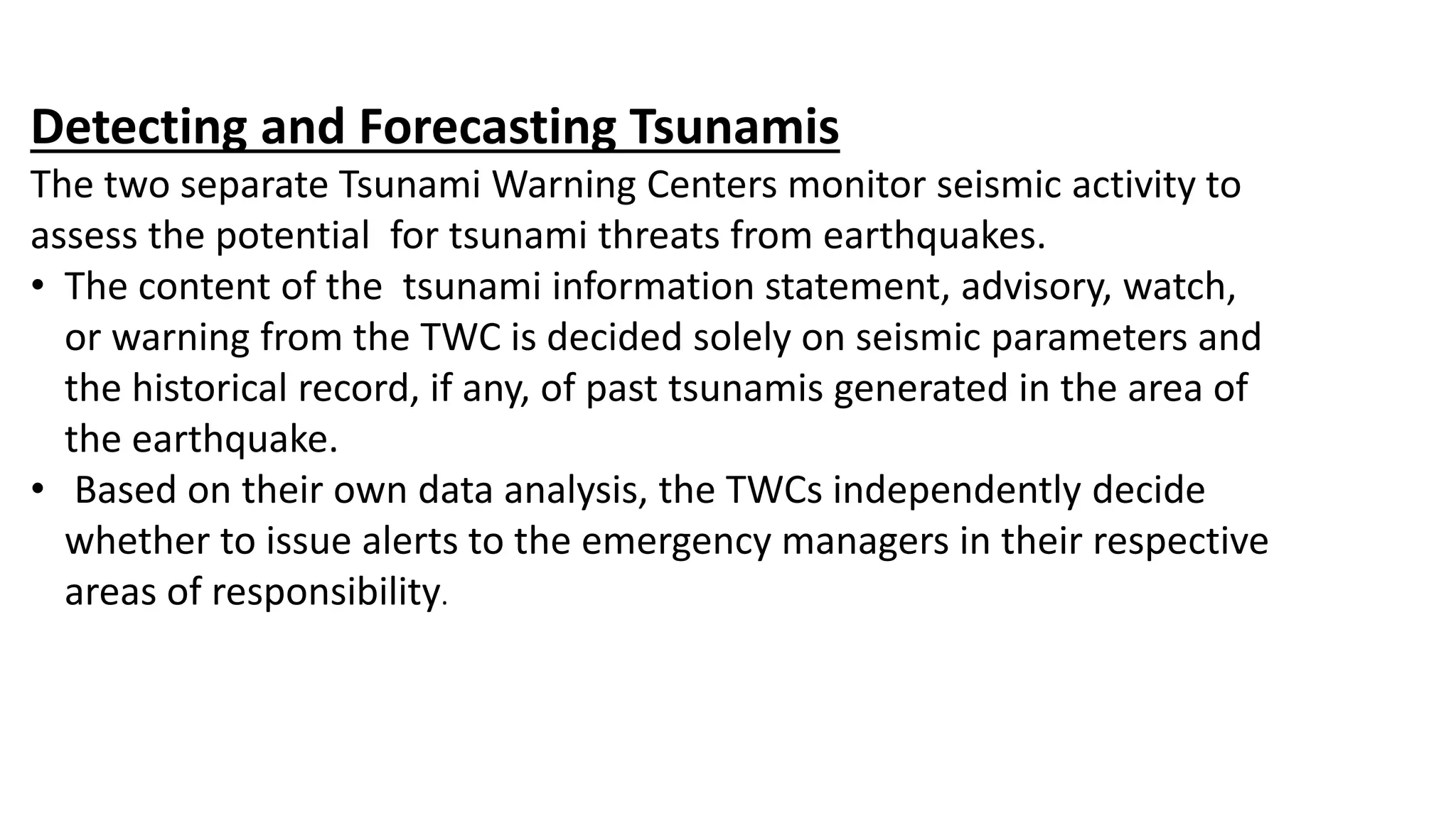 Safety techniques on tsunami | PPTX