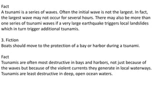 Safety techniques on tsunami | PPTX