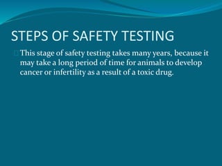 Safety testing | PPTX