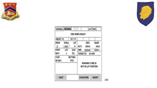 Safety T fire missions army field Artillery | PPTX