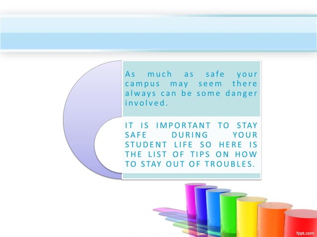 Safety tips for college campus | PPT | College Planning | College Education